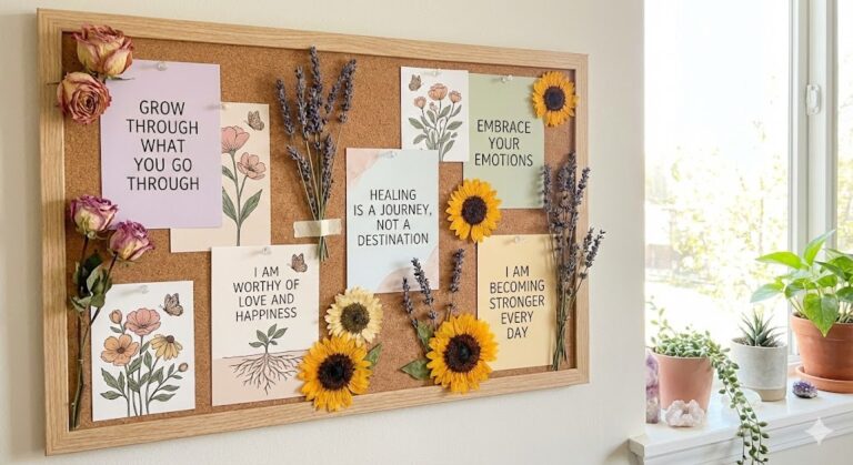 mental health vision board inspiration - lessonplandiary